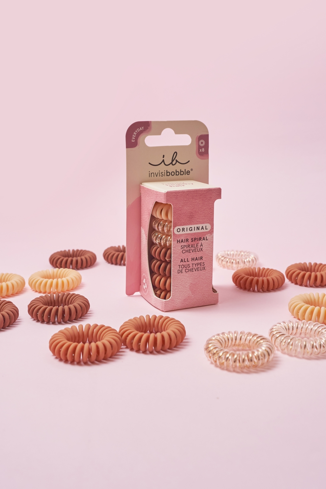 invisibobble ยางรัดผม รุ่น original สี Cafe Au Lait 8pc